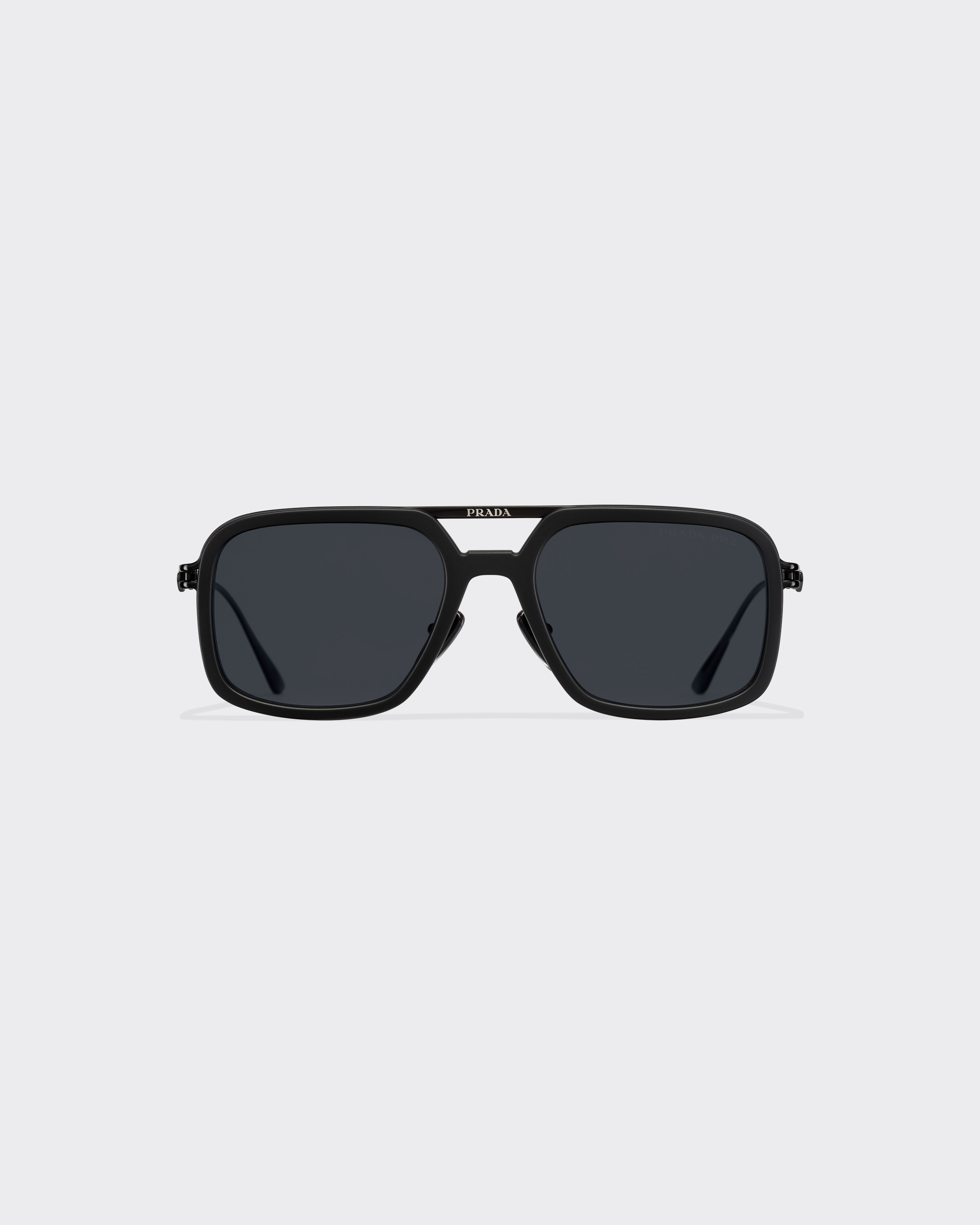Prada Sunglasses With Logo - Polarized Black Lenses | Editorialist